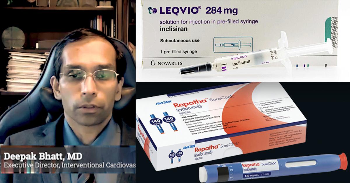 VIDEO: Deepak Bhatt discusses the role of new cholesterol-lowering agents