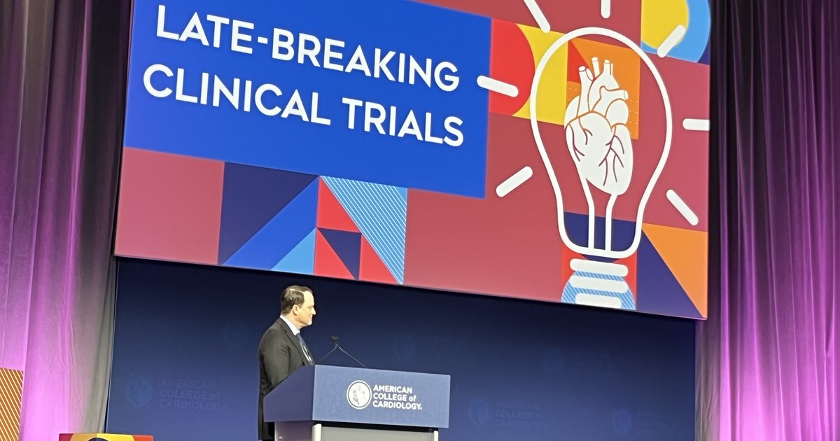 American College of Cardiology announces late-breaking clinical trials ...