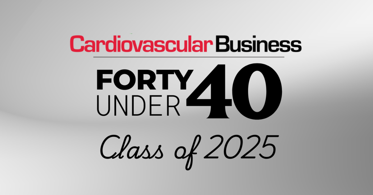 Cardiovascular Business announces its Forty Under 40 Class of 2025