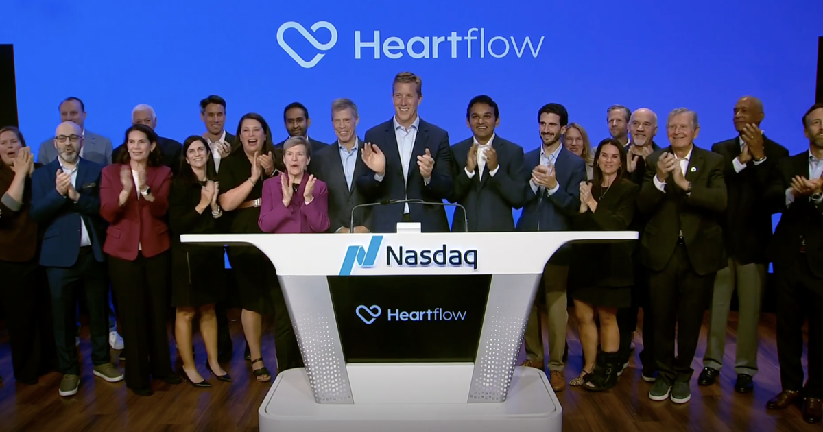 Heartflow raises $364M with IPO, rings Nasdaq opening bell