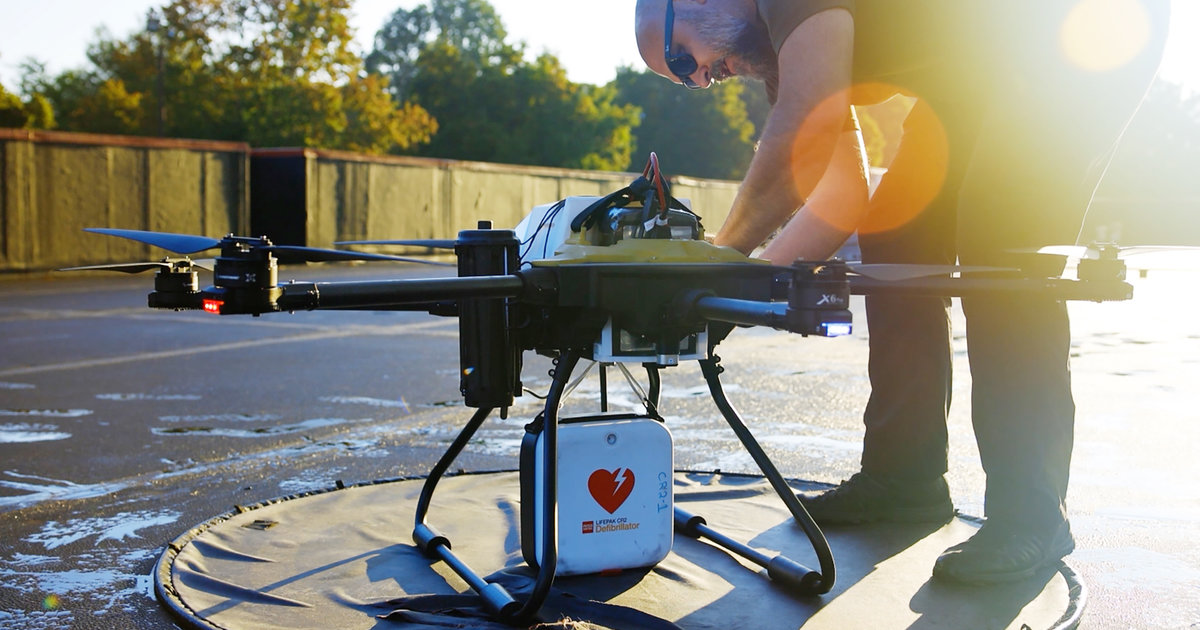 Drones deliver AEDs for the first time in the United States