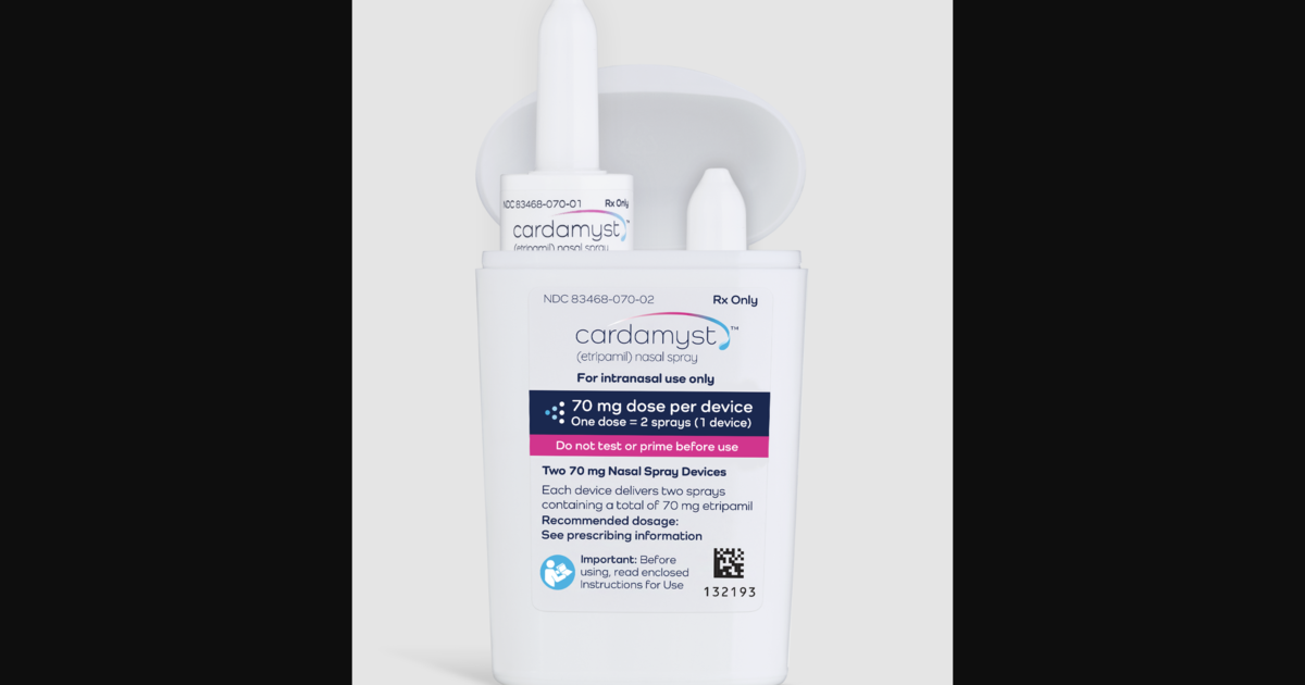FDA approves new nasal spray for patients with abnormal heart rhythms