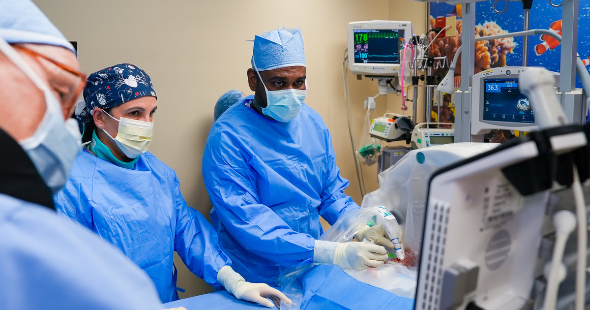 First bedside procedure of its kind performed by traveling clinicians ...