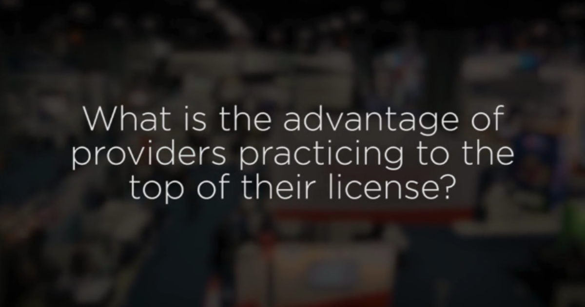 Teams benefit when all clinicians work to the top of their license