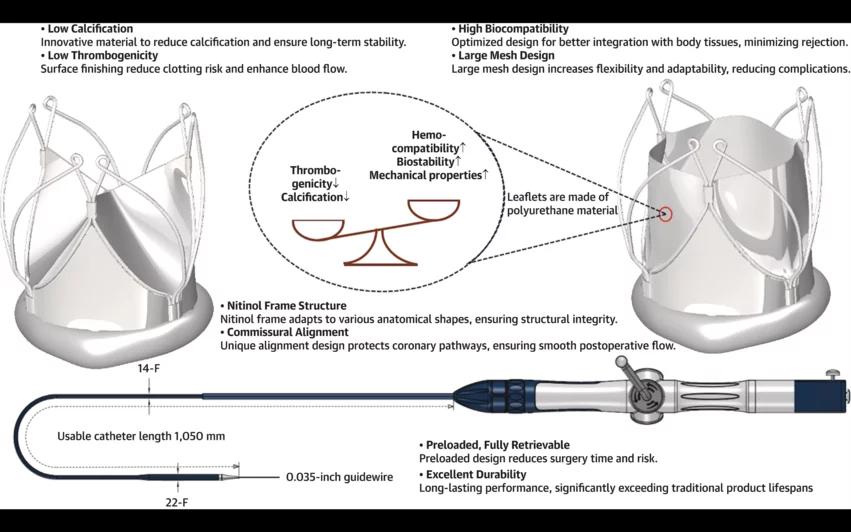 World’s first polymeric TAVR valve impresses cardiologists—could ...